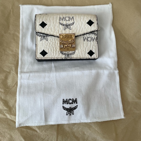 MCM | Bags | Mcm Leather Card Case | Poshmark